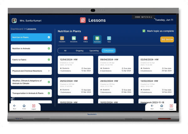 Digital Board for Teaching - Teachmint X